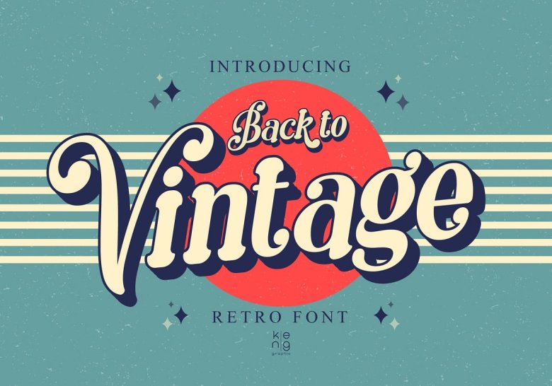 Back to Vintage Font - Fonts Hut
