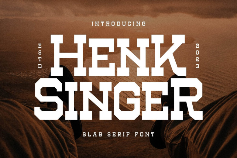 Henk Singer Font - Fonts Hut