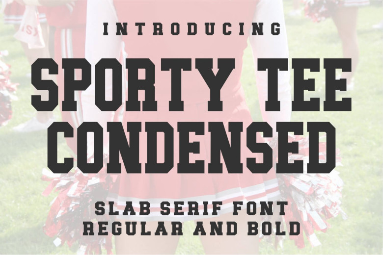 Sporty Tee Condensed Font - Fonts Hut