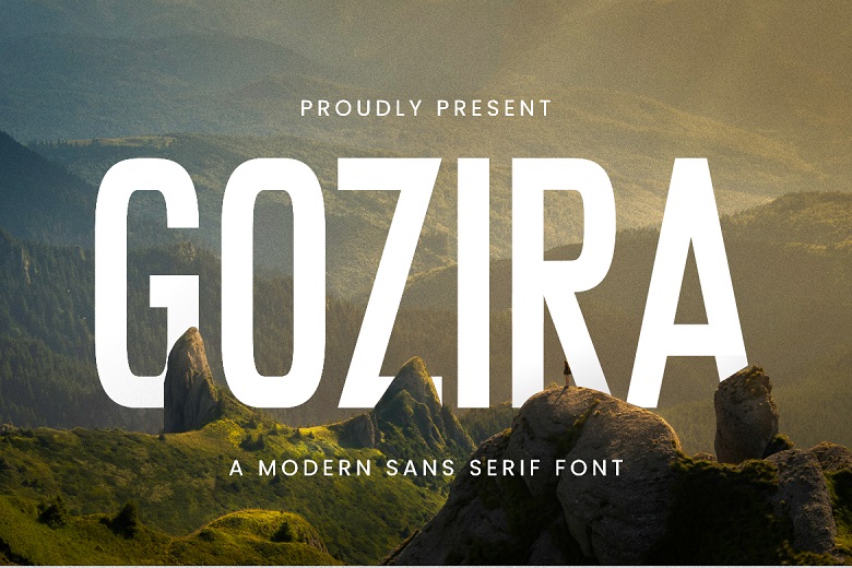 Gozira Font - Fonts Hut