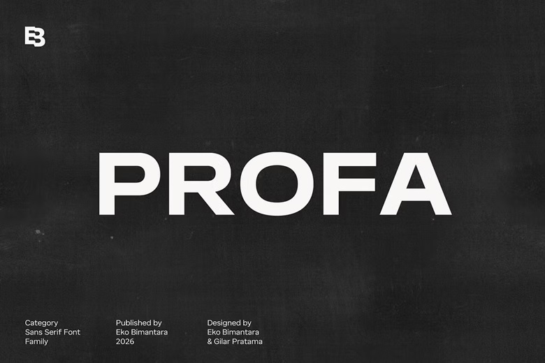 Profa Font - Fonts Hut